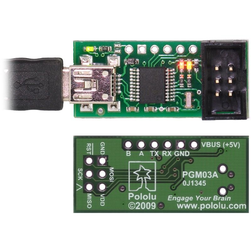 Programador USB AVR Pololu - Moviltronics Programador USB AVR Pololu - Moviltronics