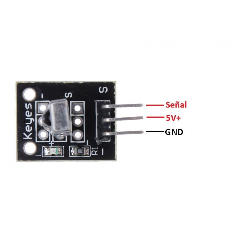 Receptor Infrarrojo TL1838 (KY-022) - Moviltronics Receptor Infrarrojo TL1838 (KY-022) - Moviltronics