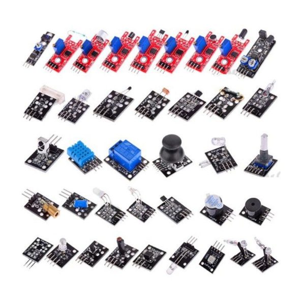 Kit de 37 Sensores y Actuadores para Rob?tica y Arduino - Moviltronics Kit de 37 Sensores y Actuadores para Rob?tica y Arduino - Moviltronics